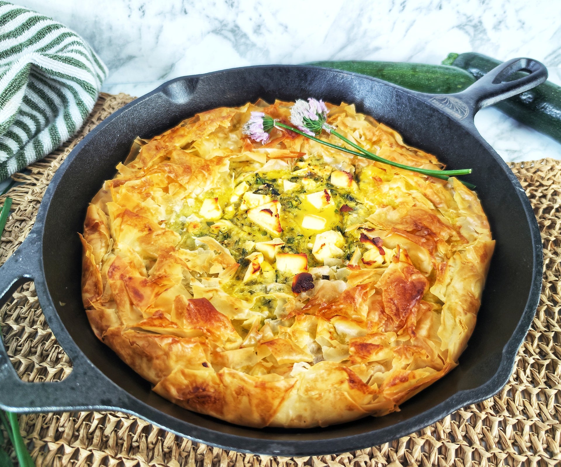 Greek Style Courgette Pie – Misfit Garden