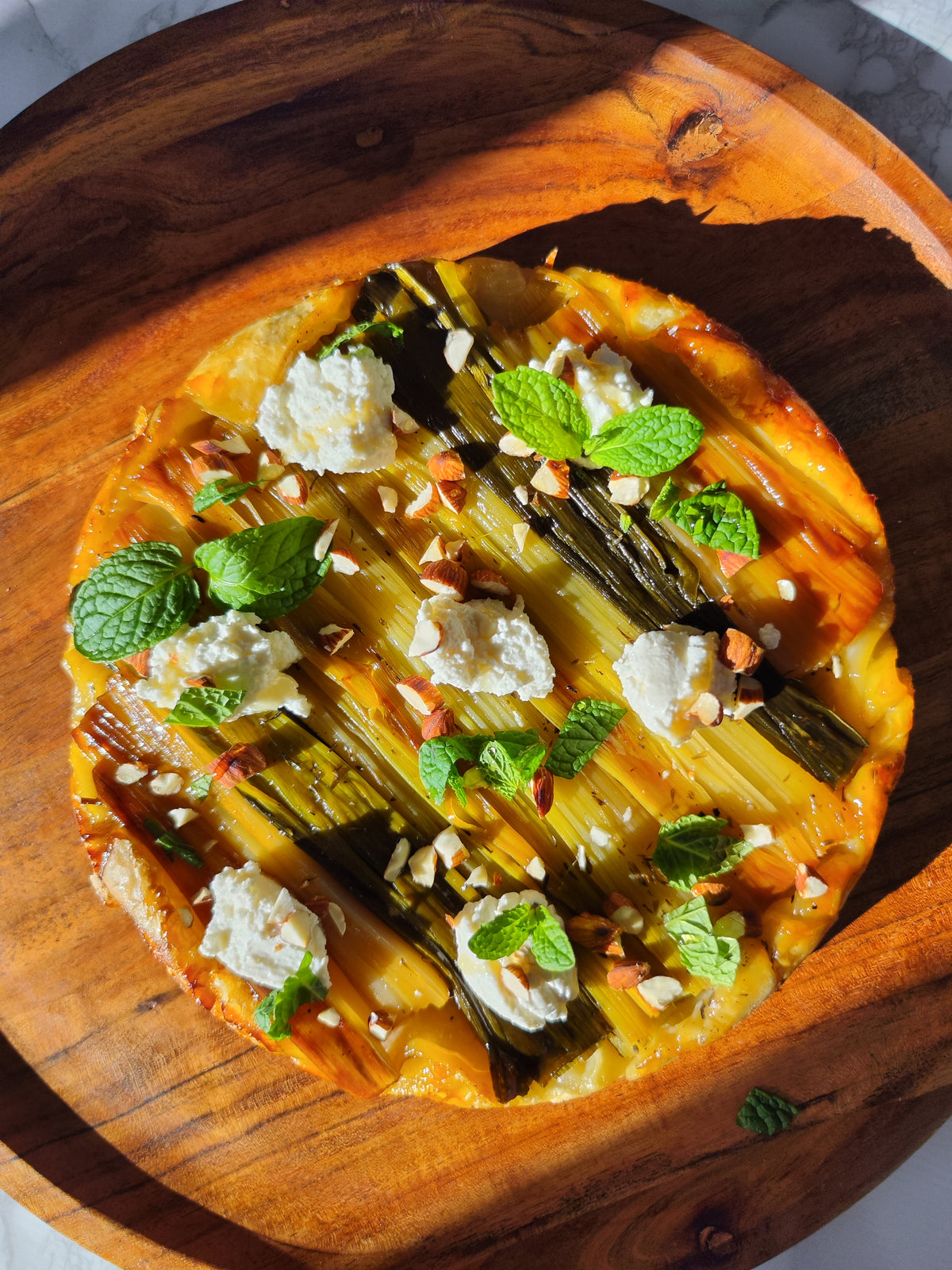 Simple Leek & Ricotta Tarte Tatin Recipe. Eat Misfit. – Misfit Garden