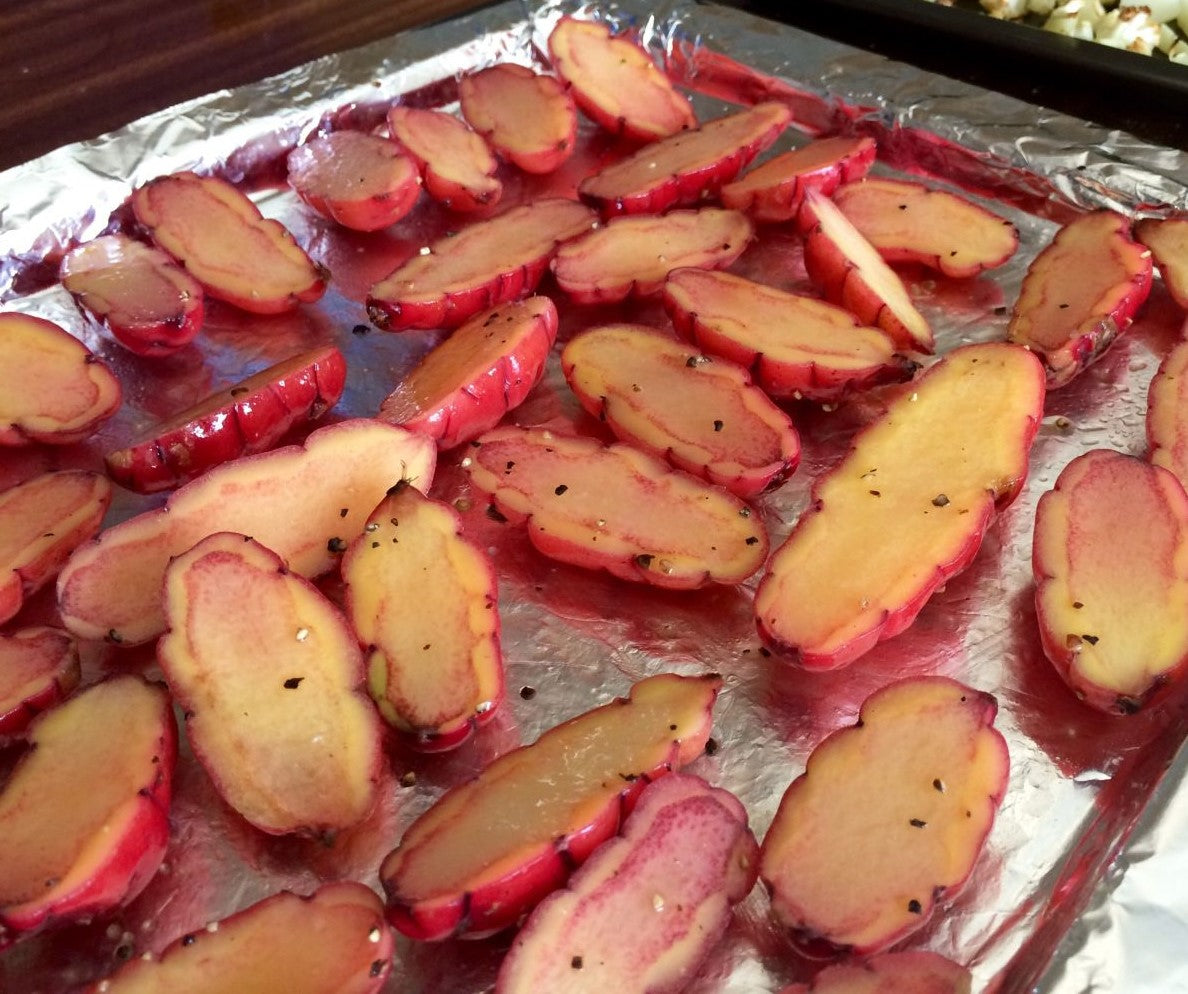 Simple Roasted Yam Recipe (Easy, 10 minute prep time) – Misfit Garden